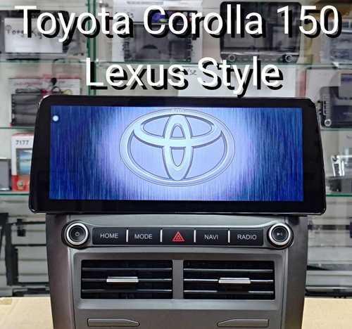 Toyota Corolla 150 магнитола Android Lexus Style