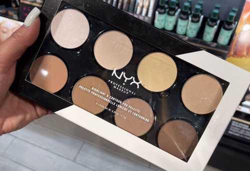 Контуринг лица NYX Highlight & Contour PRO Palette