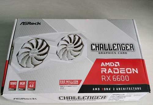 ASRock AMD Radeon RX 6600 Challenger White