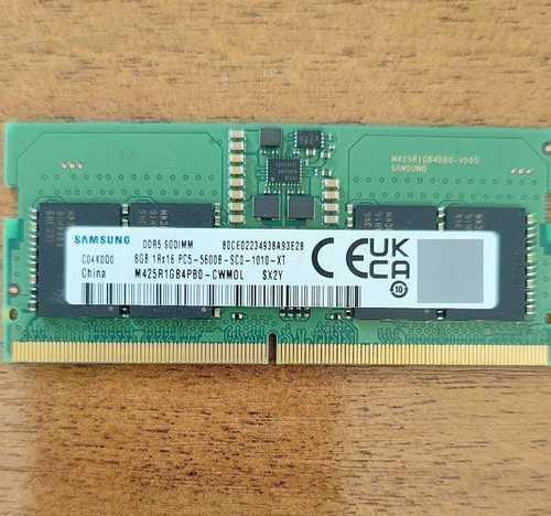 Samsung ddr5 sodimm 8gb 5600