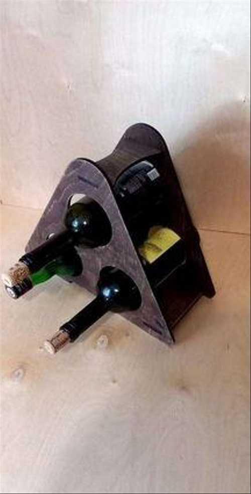 Подставка держатель для бутылок "треугольник"