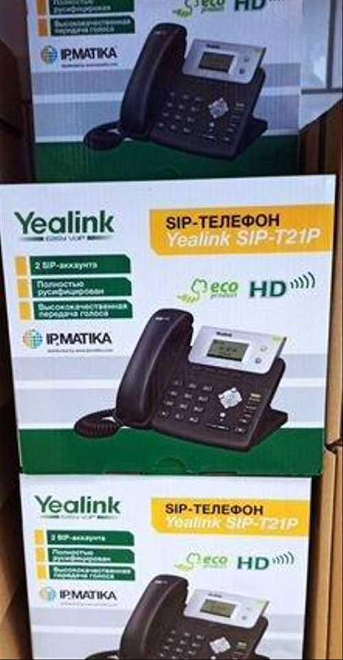 Новый VoIP-телефон Yealink SIP-T21P