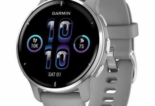 Часы Garmin Venu 2 Plus Silver Powder Gray