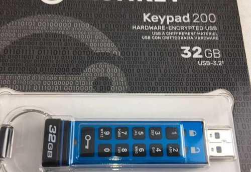 32 гб Защищённый Kingston Ironkey Keypad 200 32GB
