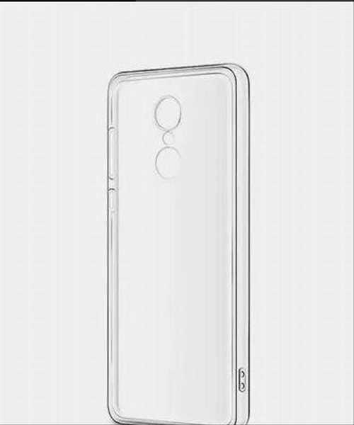 Прозрачный силиконовый чехол для Xiaomi Redmi 5