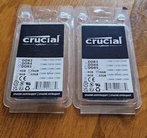 Оперативная память Crucial ddr5 5600 для ноутбука