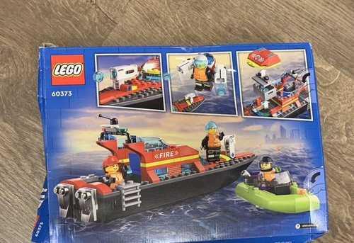 Lego city 60373 пожарная спасательная лодка
