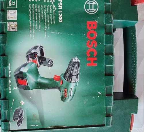Шуруповерт bosch 12v