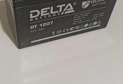 Аккумуляторная батарея Delta DT1207