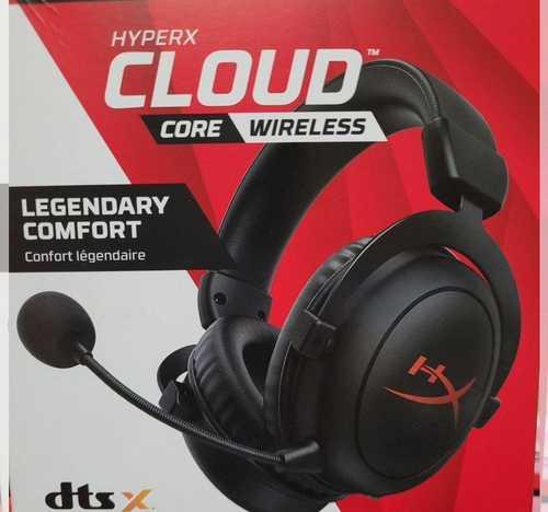 Беспроводные наушники hyperx cloud core wireless