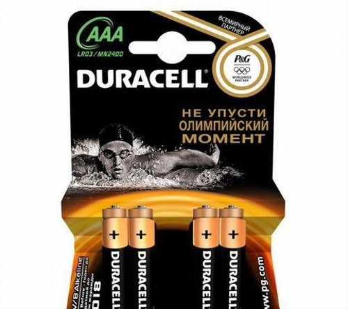 Батарейки Duracell LR03-4BL Basic AAA 4шт #61941