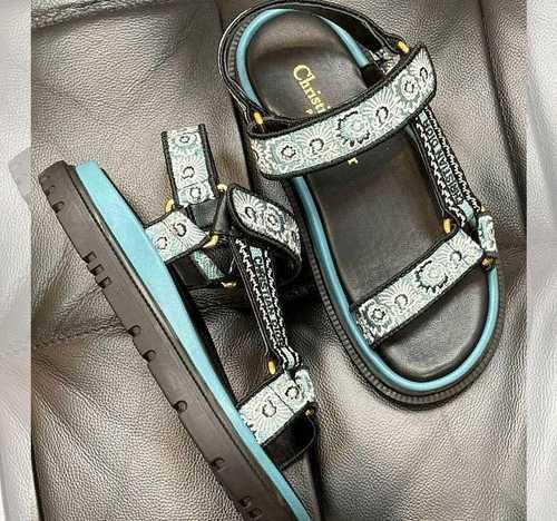 Сандалии Christian Dior из твида женские