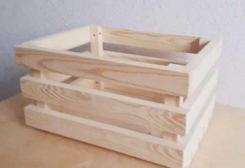 Ящик деревянный для декора и хранения
