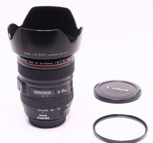 Объектив Canon EF 24-105 f/4 L IS USM  фильтр