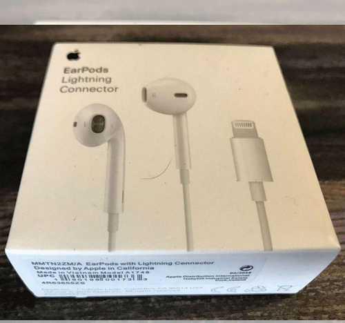 Наушники apple earpods lightning