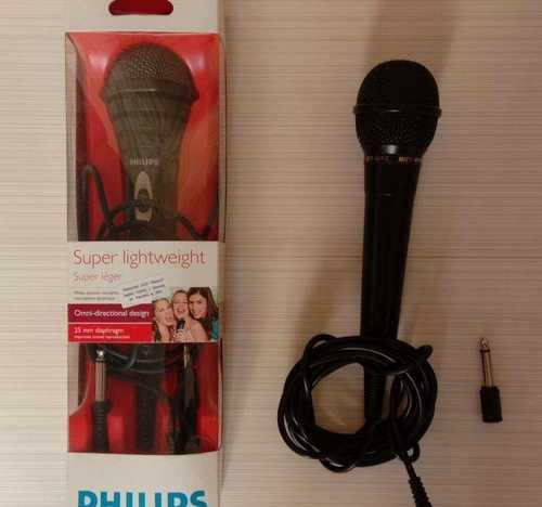 Микрофон для караоке Philips SBC md110 Hama dm-20