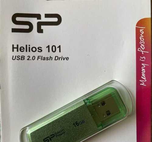 Комплект из двух флешек 16 гб Silicon power USB2.0