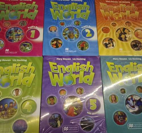 English World 1, 2, 3, 4, 5, 6 (комплекты)