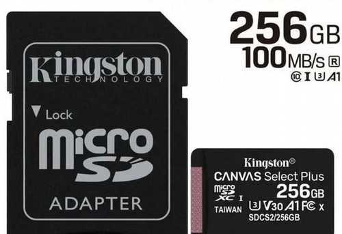 256GB microsdxc Kingston Canvas Plus