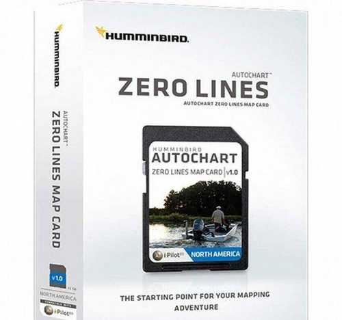 Карта глубин Humminbird Autochart ZeroLines