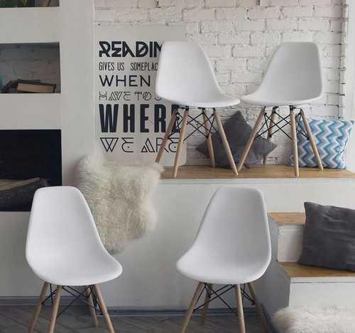 Новые стулья Stool Group, Eames, dsw