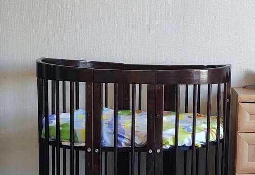 Кроватка трансформер с маятником