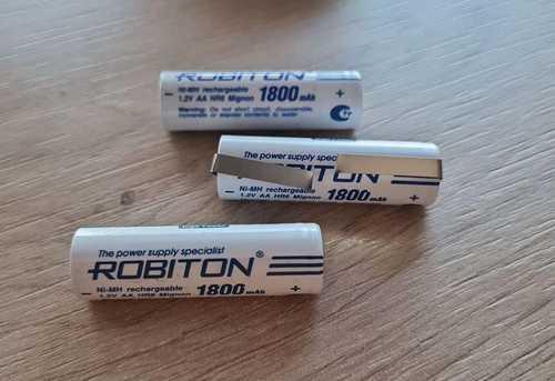 Аккумуляторные батарейки Robiton 1800 mAh