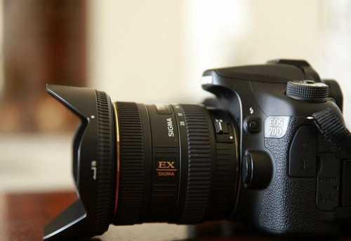 Объектив Sigma 10-20mm f/4-5.6 EX DC HSM Canon