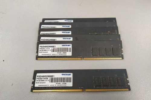Оперативная память Patriot DDR4 4GB 2666 MHz