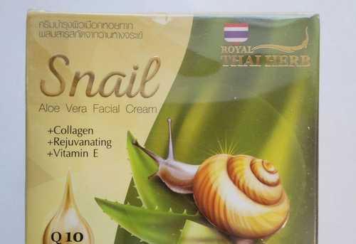 Тайская косметика - крем д/лица Snail AloeVera 50g