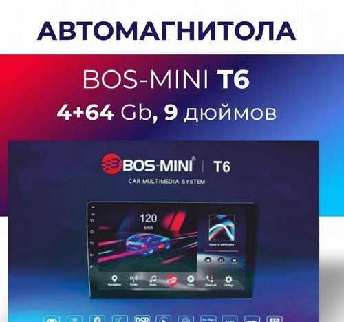 Автомагнитола BOS-mini T6 новая