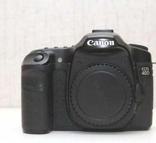 Зеркальный фотоаппарат Canon 40D
