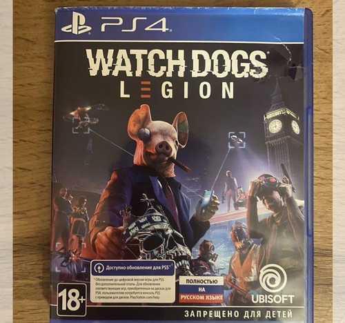 Watch dogs legion ps4 диск