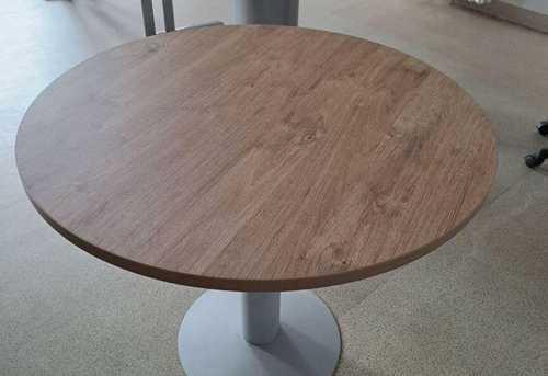 Круглый стол на мет. опоре 90 см диаметр