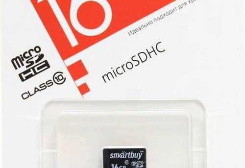 Карта памяти microSD 16GB Class 10 (без адаптера)