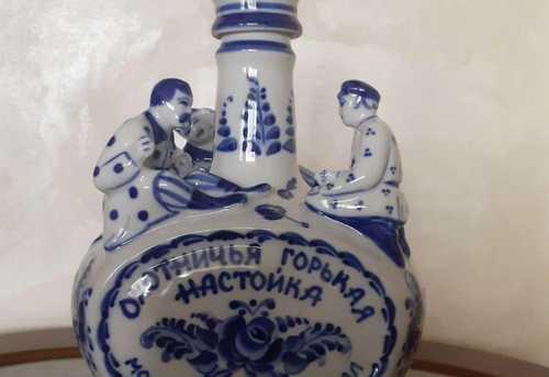 Штоф Гжель с настойкой