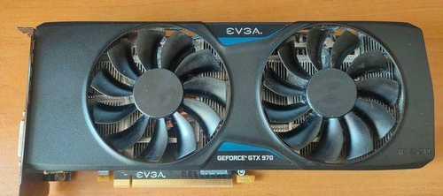 Видеокарта Evga GTX 970 4Gb gddr5