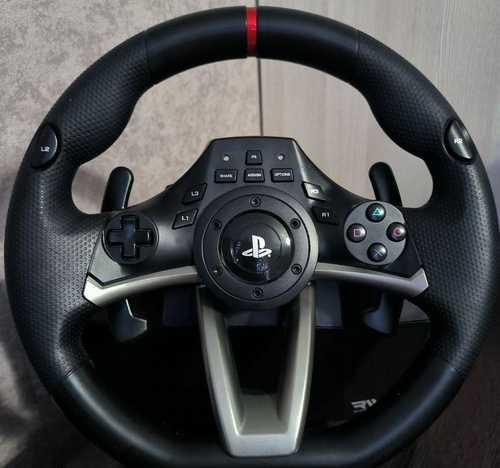 Руль игровой с педалями hori Racing Wheel apex