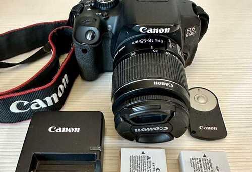 Canon EOS 650d + Canon EOS 18-55 STM IS II