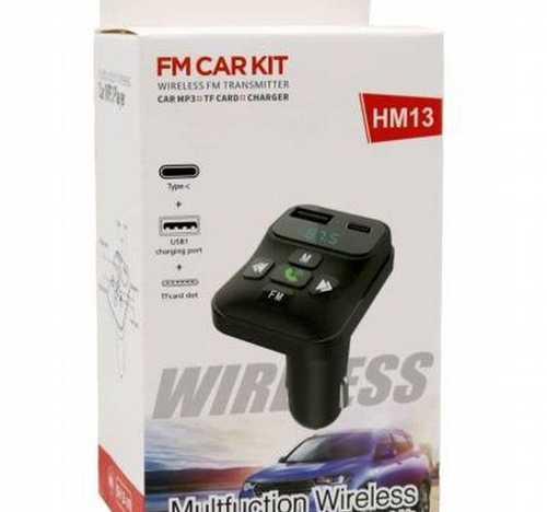 Fm модулятор Трансмиттер Bluetooth HM13