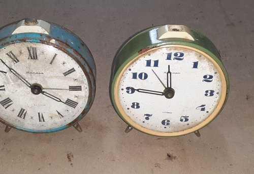Часы янтарь будильники, СССР