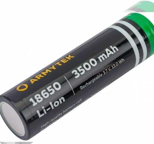 Аккумулятор Armytek 18650 Li-Ion 3500 mAh незащище