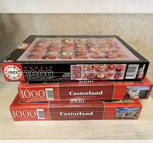 Паззлы 1000 новые Castorland, Educa