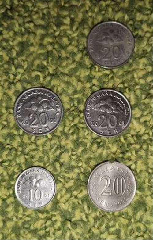 Монеты: Сен, пенни, лей, гроши, фунт, рупии, бат