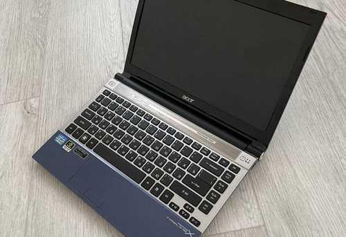 Компактный алюминиевый ноутбук Acer i5 nvidia ssd