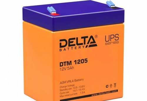 DTM 1205 Аккумуляторная батарея 12В 5Ач delta