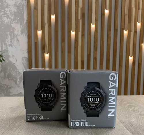 Garmin Epix Pro - спортивные часы, 51 мм, черные