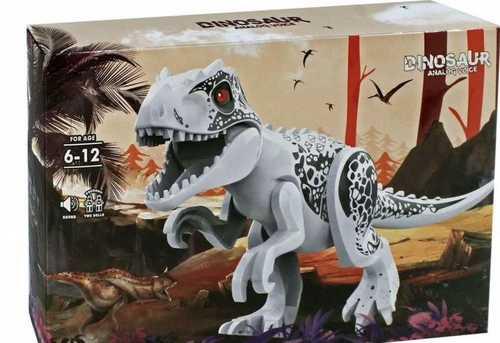 Лего Фигурка Динозавр белый 046-1 со звуком