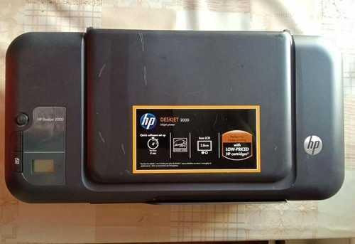Принтер hp deskjet 2000