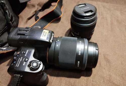 Sony slt a37 + 2объектива+з/у+аккумулятор+сумка